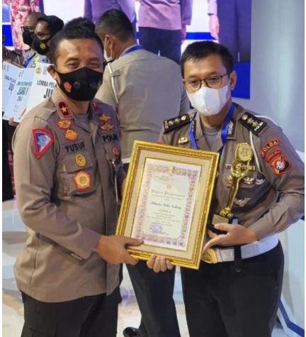 Ditlantas Polda Kalteng Raih Peringkat II Layanan Inovasi Pe