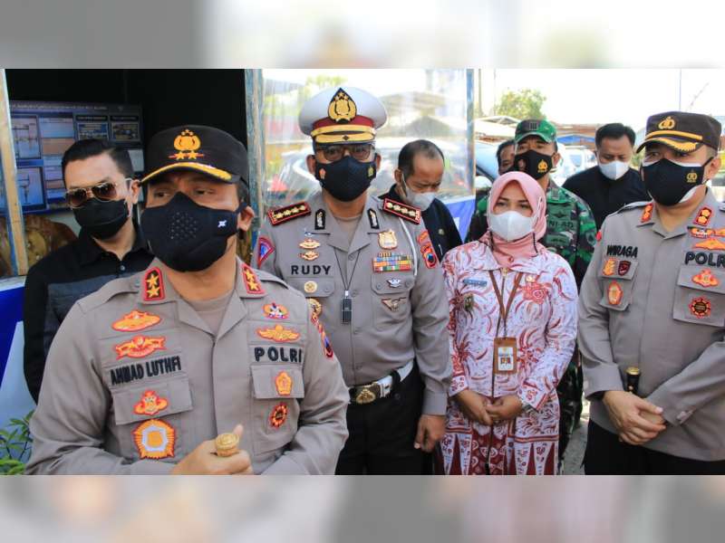 Kapolda Jateng Cek PPKM Kunjungi Perbatasan Cepu – Jawa Timu