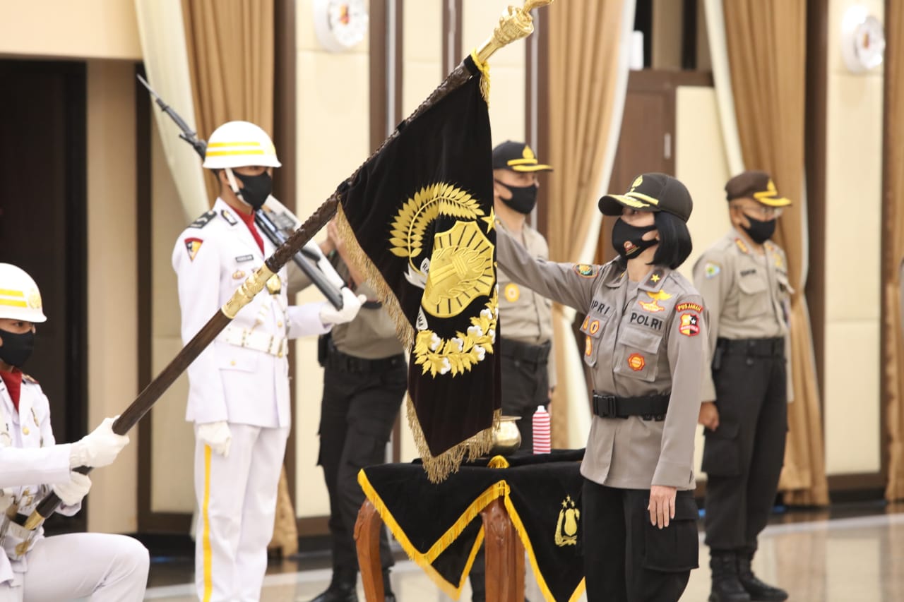 Kapusjarah Polri Pimpin Upacara Pemuliaan Nilai Luhur Tribra