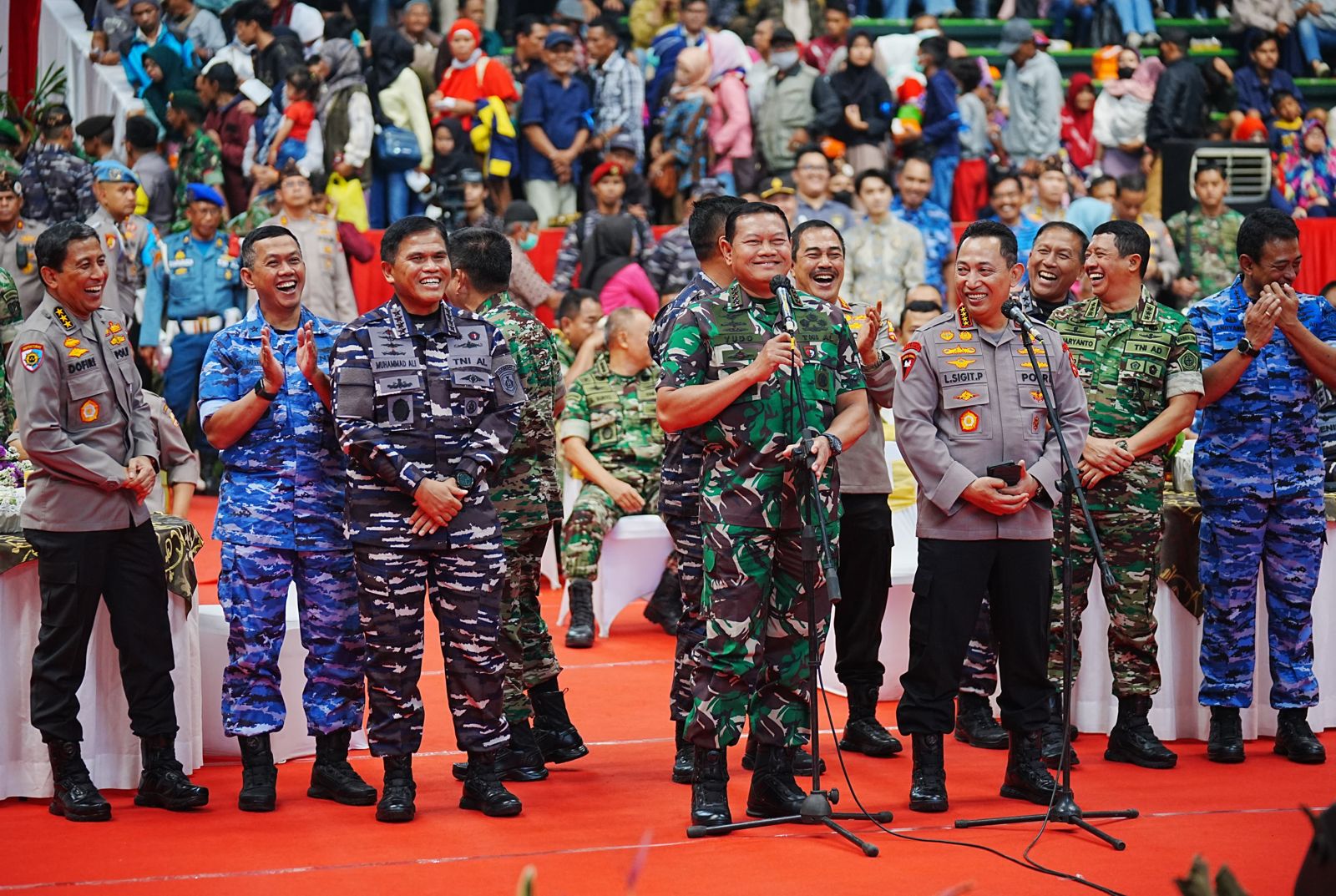 Sinergitas Tni Polri Untuk Dekat Dengan Masyarakat Hadir Mel