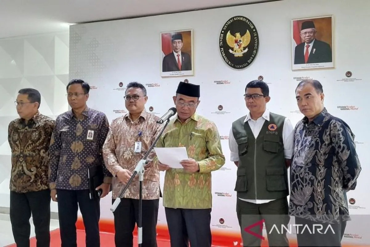 Kasus Tinggi, Menko PMK Minta BNPB Bentuk Satgas Darurat Rab Kasus Tinggi, Menko PMK Minta BNPB Bentuk Satgas Darurat Rab