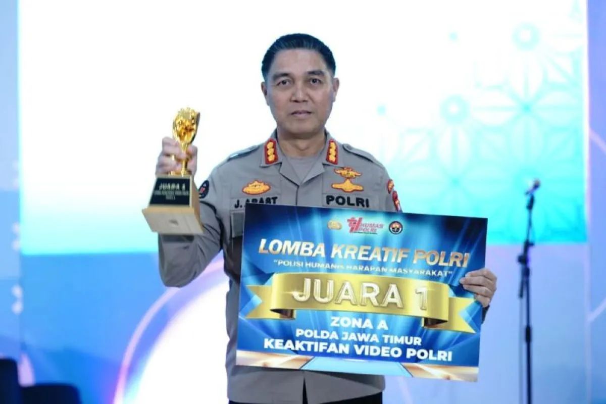 Polda Jawa Timur Raih Penghargaan Keaktifan Video Polri Zona